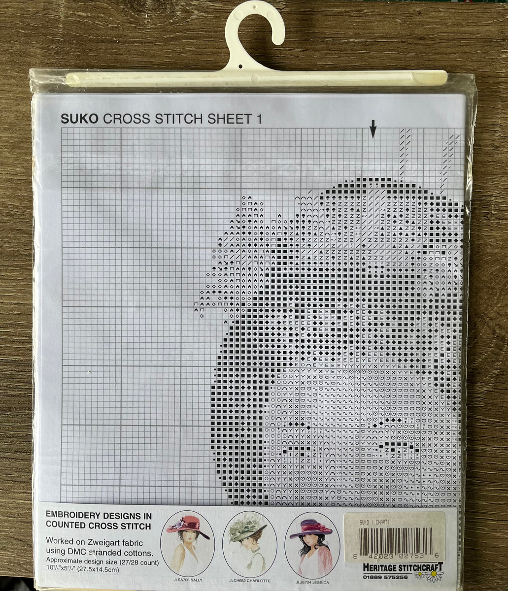 Suko - John Clayton's Elegance Cross Stitch Chart – Sonia's Needle & Thread