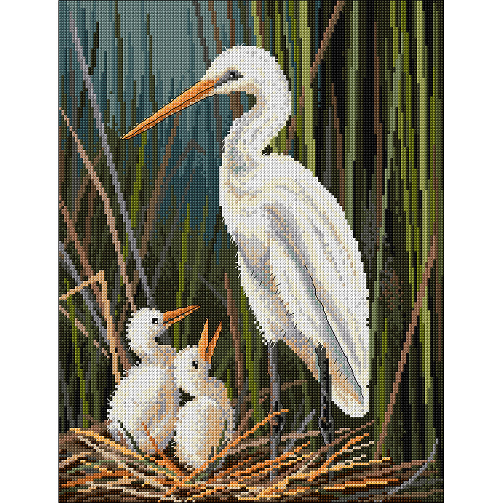 Egrets - Country Threads FJ-1104 Counted Cross Stitch Chart – Sonia's ...